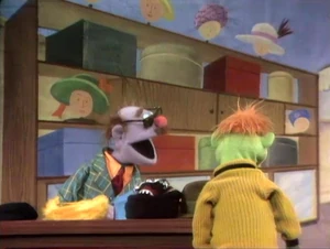 Farley goes to the hat shop (transcript) | Muppet Wiki | Fandom