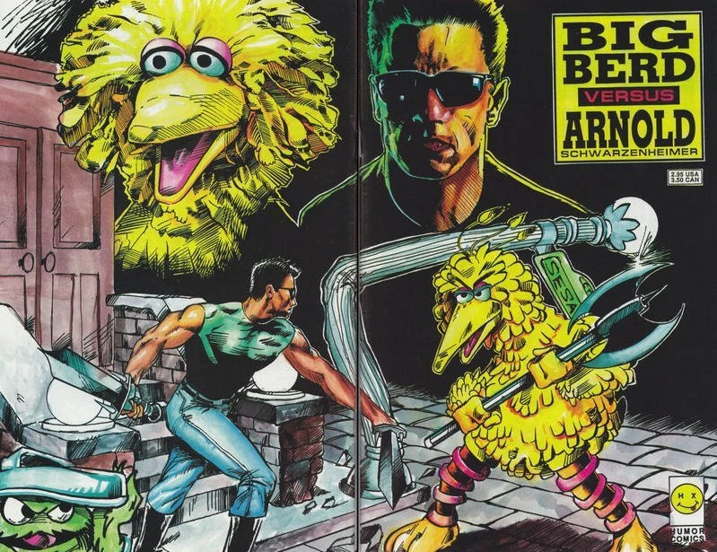 Big Berd Versus Arnold Schwarzenheimer | Muppet Wiki | Fandom
