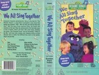 Sesame Street We All Sing Together Vhs Sony