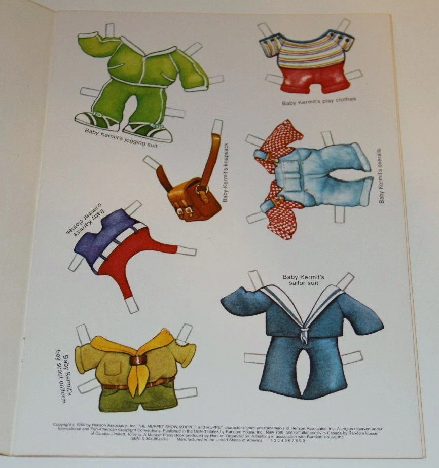 Muppet Babies Paper Doll Book | Muppet Wiki | Fandom
