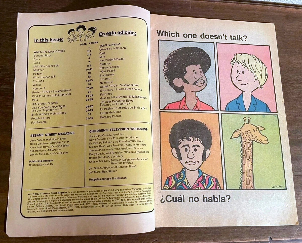 Sesame Street Magazine (Jan 1972) | Muppet Wiki | Fandom