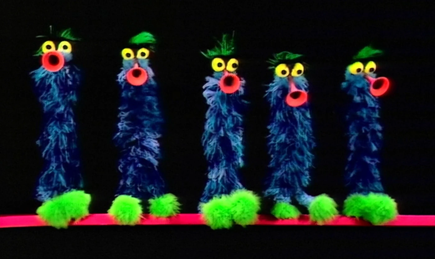 Round Fuzzy Muppet Alien