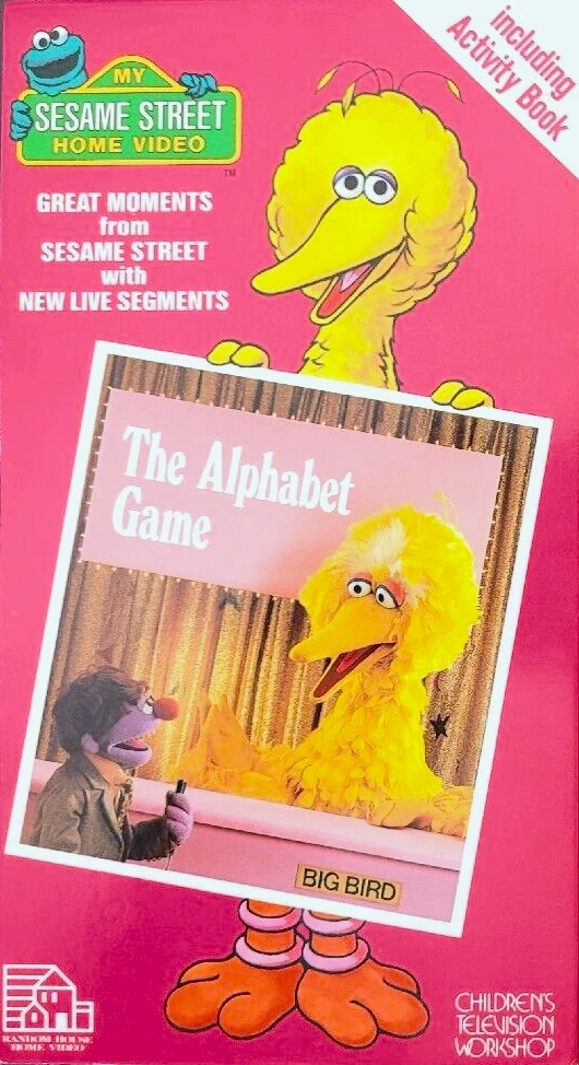 Sesame Street The Alphabet Game Vhs