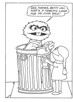 oscar the grouch coloring book