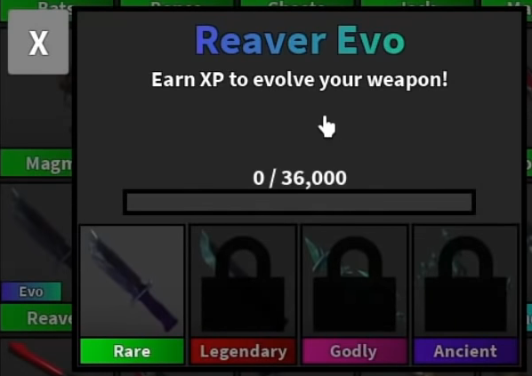 Evo Weapons | Murder Mystery 2 Wiki | Fandom