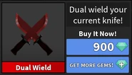 Dual Wield | Murder Mystery 2 Wiki | Fandom