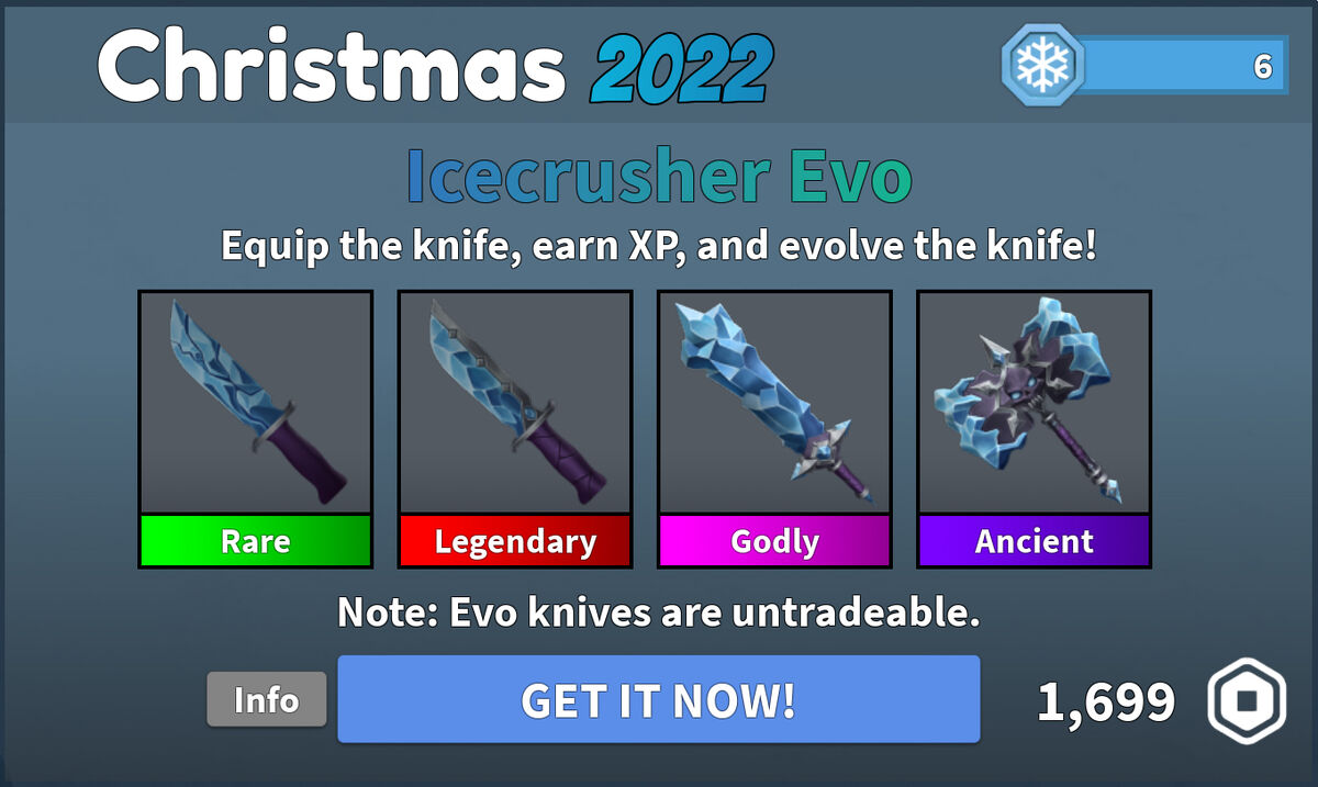 Icecrusher Gamepass Murder Mystery 2 Wiki Fandom