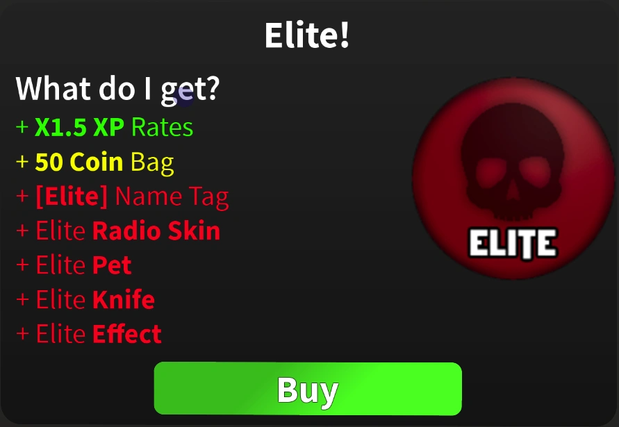 Elite Gamepass | Murder Mystery 2 Wiki | Fandom