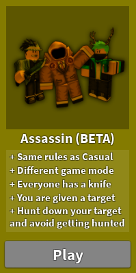 Assassin | Murder Mystery 2 Wiki | Fandom