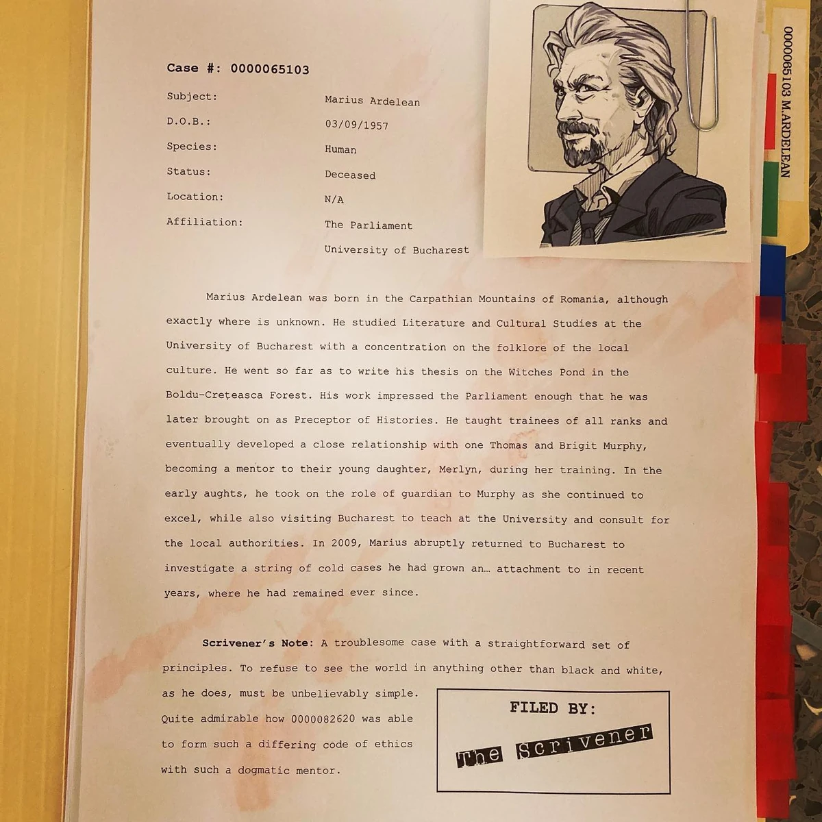 Marius Ardelean's case file | Murphy Wiki | Fandom