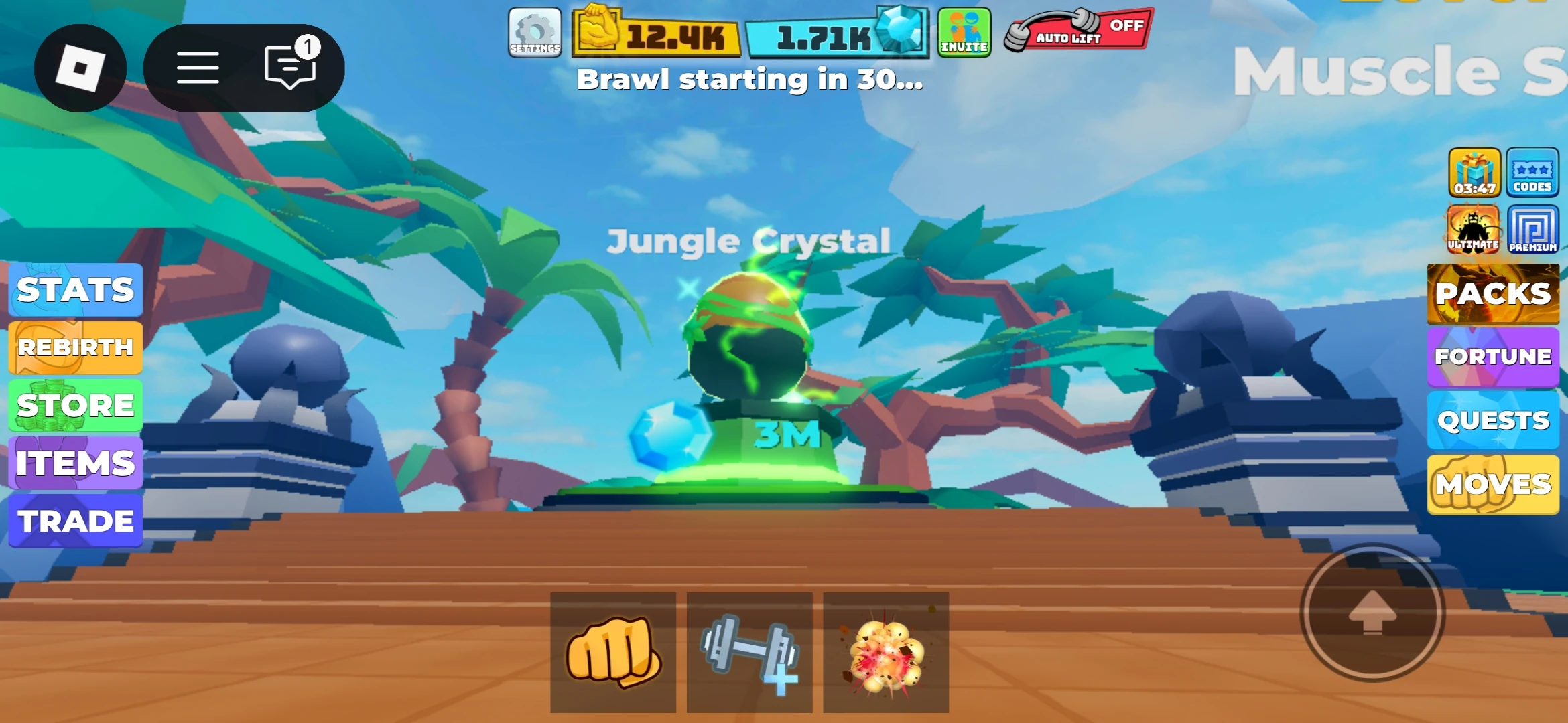 Ancient jungle | Muscle Legends Wiki | Fandom