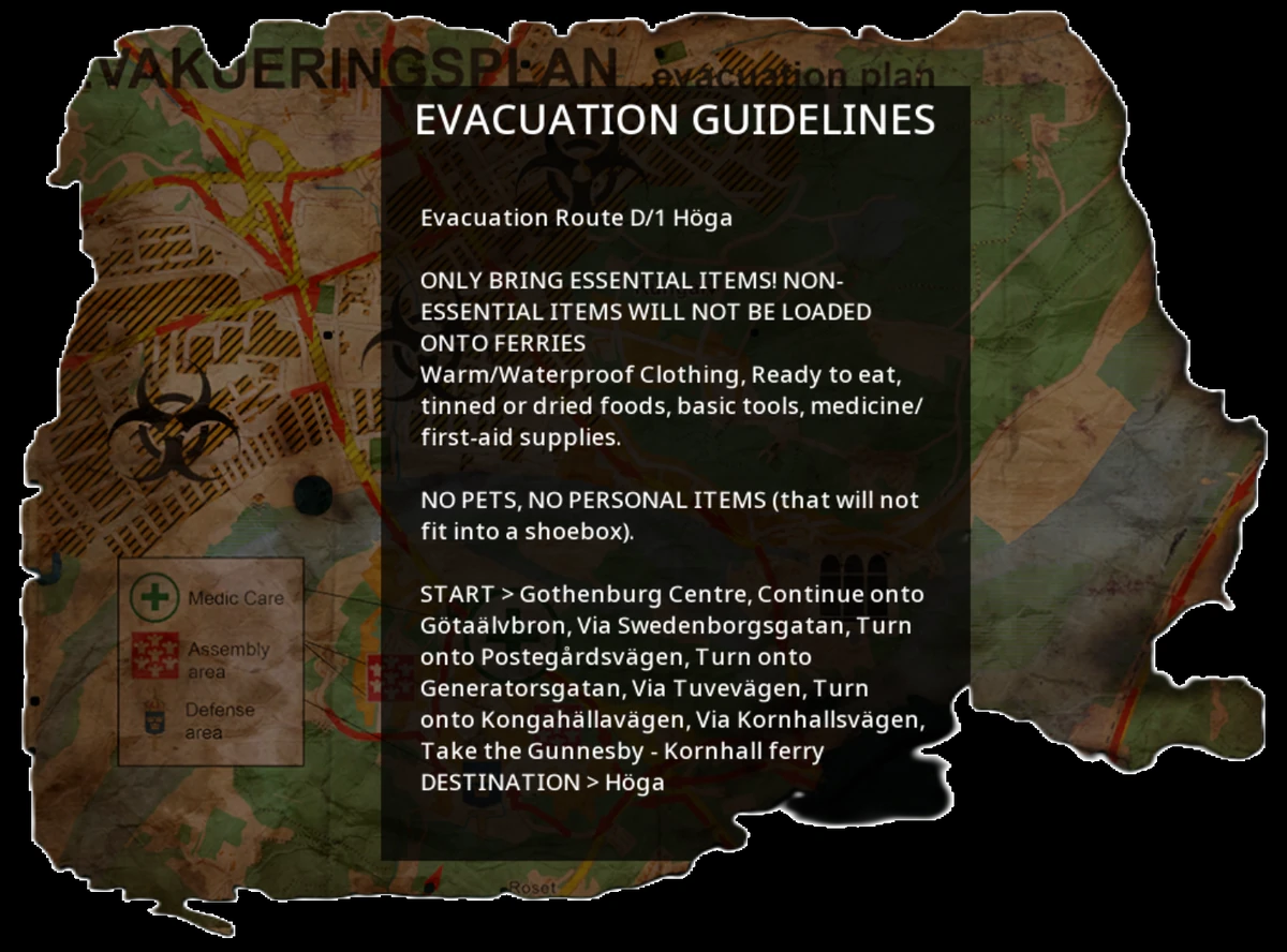 EVACUATION GUIDELINES | Mutant Year Zero: Road to Eden Wiki | Fandom