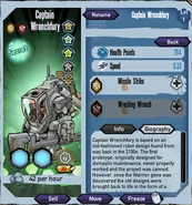 Captain Wrenchfury | Mutants Genetic Gladiators Wiki | Fandom