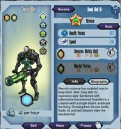 Dead Bot | Mutants Genetic Gladiators Wiki | Fandom