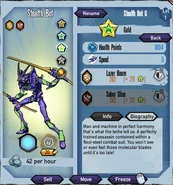Stealth Bot | Mutants Genetic Gladiators Wiki | Fandom