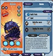 Absolem | Mutants Genetic Gladiators Wiki | Fandom