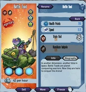 Battle Toad | Mutants Genetic Gladiators Wiki | Fandom