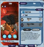 Saber | Mutants Genetic Gladiators Wiki | Fandom