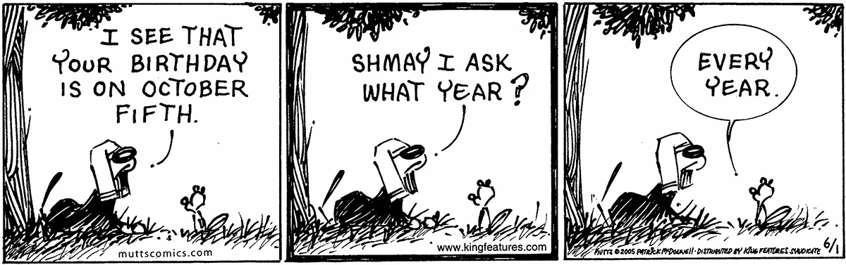 June 2005 comic strips | Mutts Wiki | Fandom