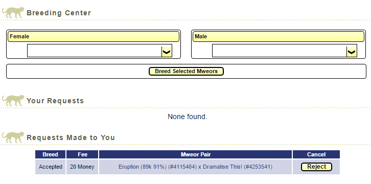 Breeding Mweors | Mweor Wiki | Fandom