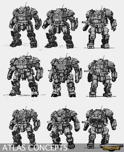 Mechwarrior Atlas Height
