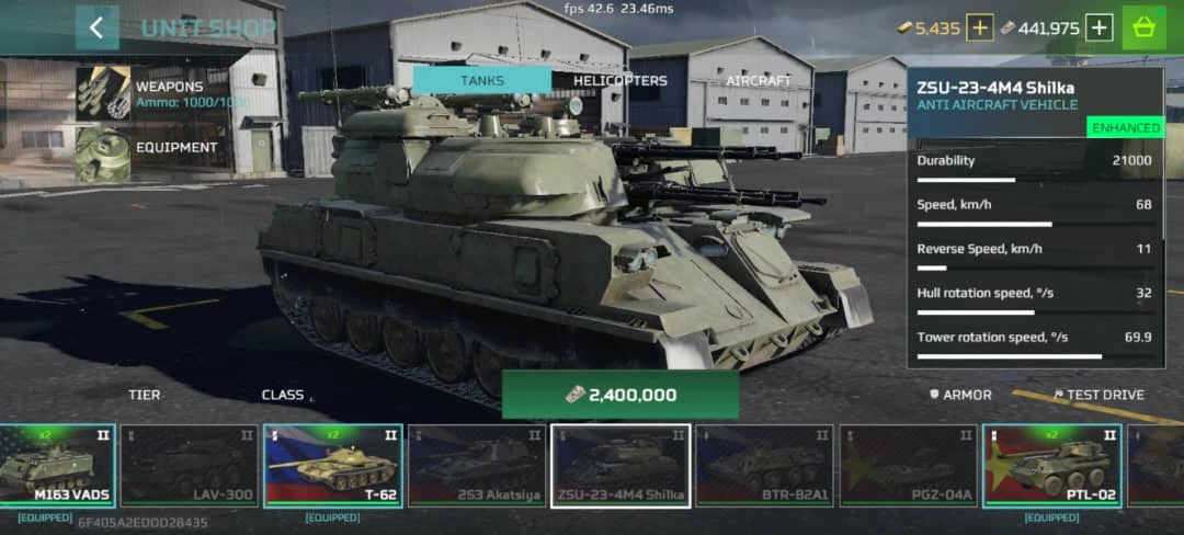 ZSU-23-4M4 Shilka | MWT: Tank Battles Wiki | Fandom