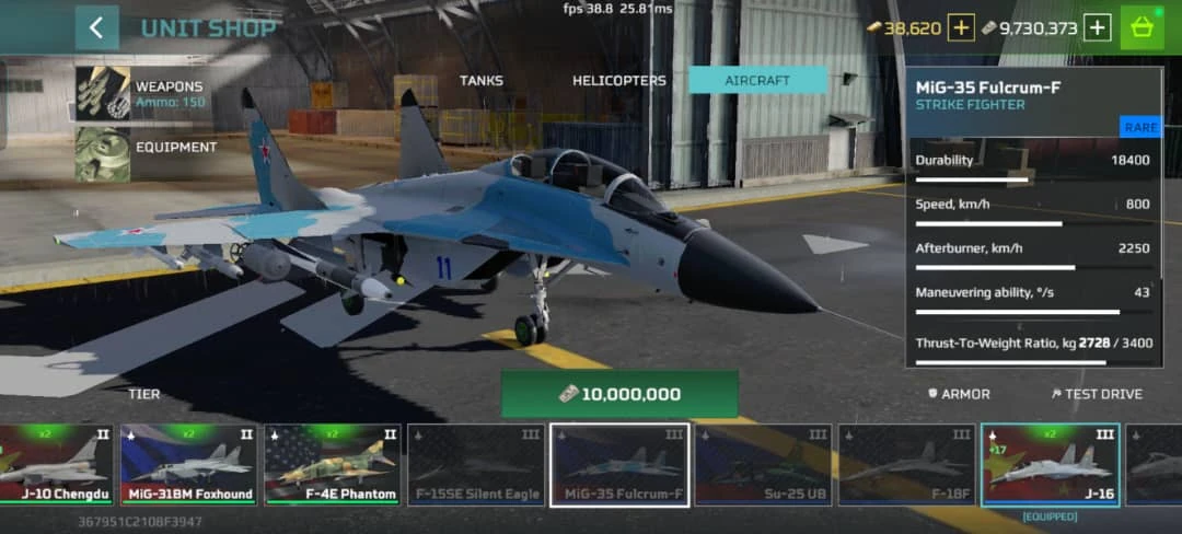 MiG-35 Fulcrum-F | MWT: Tank Battles Wiki | Fandom