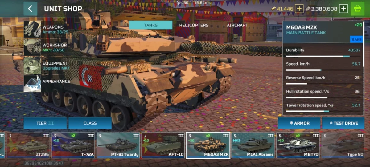 M60A3 MZK | MWT: Tank Battles Wiki | Fandom