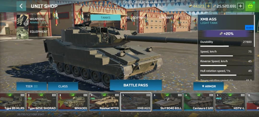 XM8 AGS (CCVL) | MWT: Tank Battles Wiki | Fandom