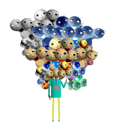 120 Headed Baldi | My Baldi's Basics Characters Wiki | Fandom