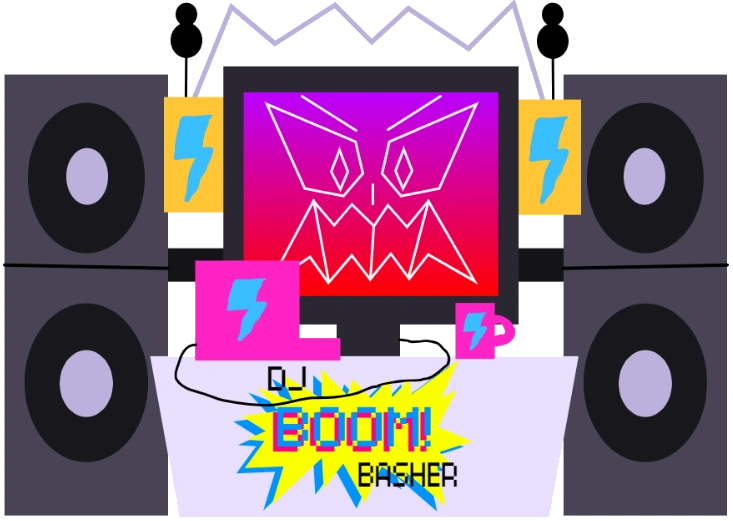 DJ Boom Basher (character) | My Favourite Classroom Wiki | Fandom