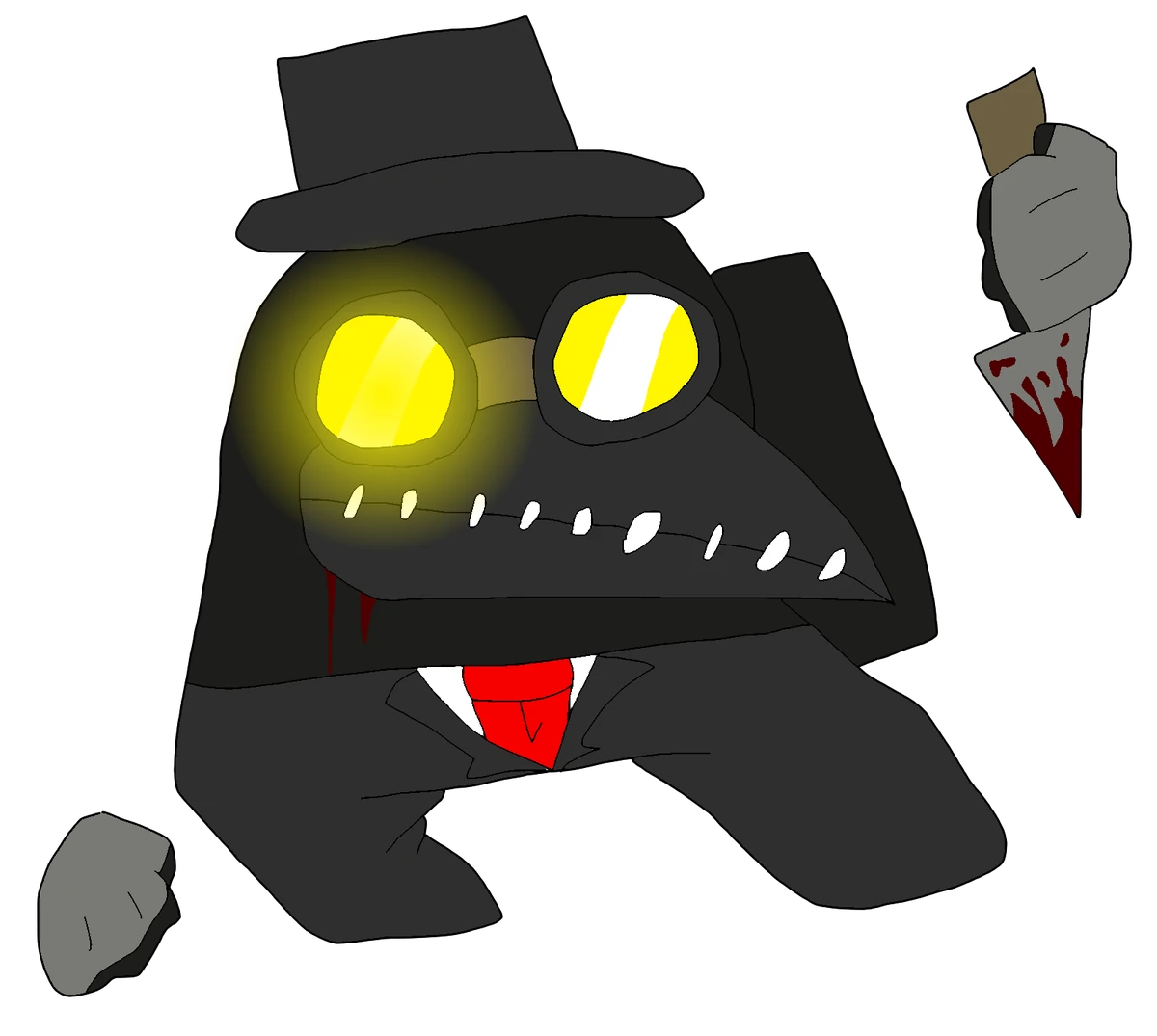 Death Doc (Moonlit Dr. Crow) | AMONG US AU Wiki | Fandom