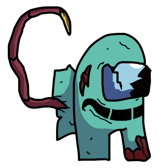 Cyan Skinwalker | AMONG US AU Wiki | Fandom