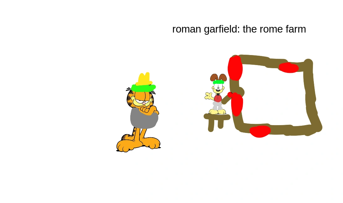 Roman garfield: the rome farm | My garfield fan Wiki | Fandom