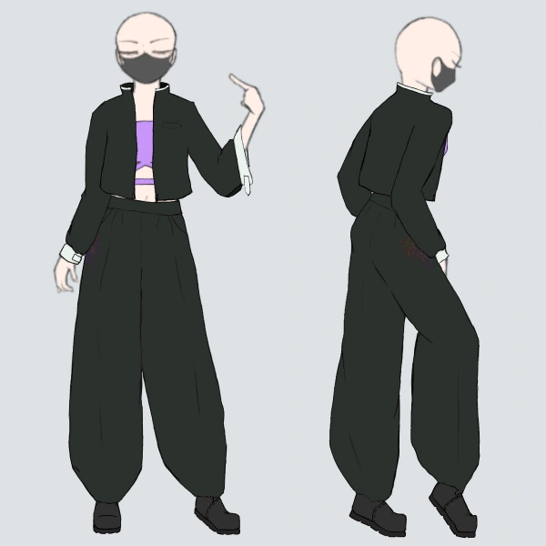 Anime Male Clothes Designs