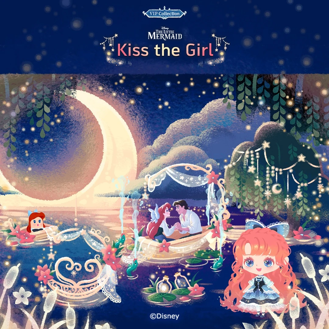 Little Mermaid Kiss The Girl Wallpaper