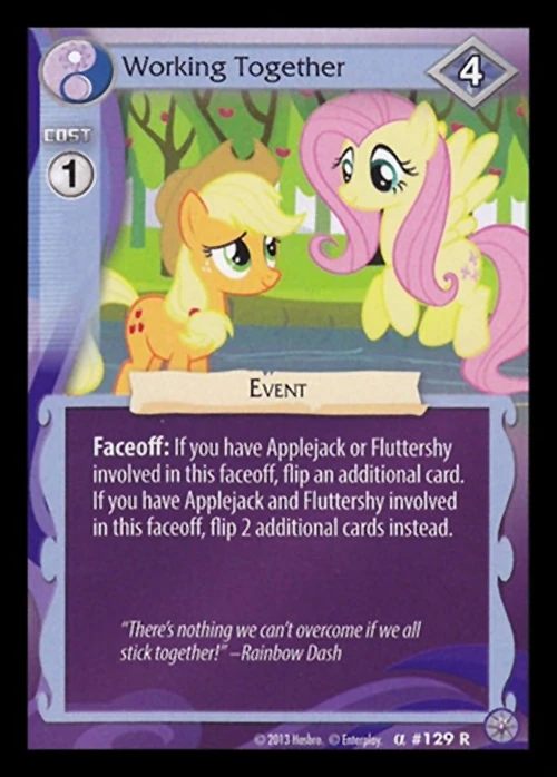 129. Working Together | My Little Pony Collectible Card Game Wiki | Fandom
