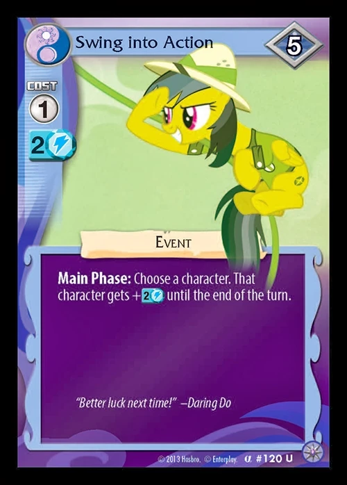 120. Swing Into Action | My Little Pony Collectible Card Game Wiki | Fandom