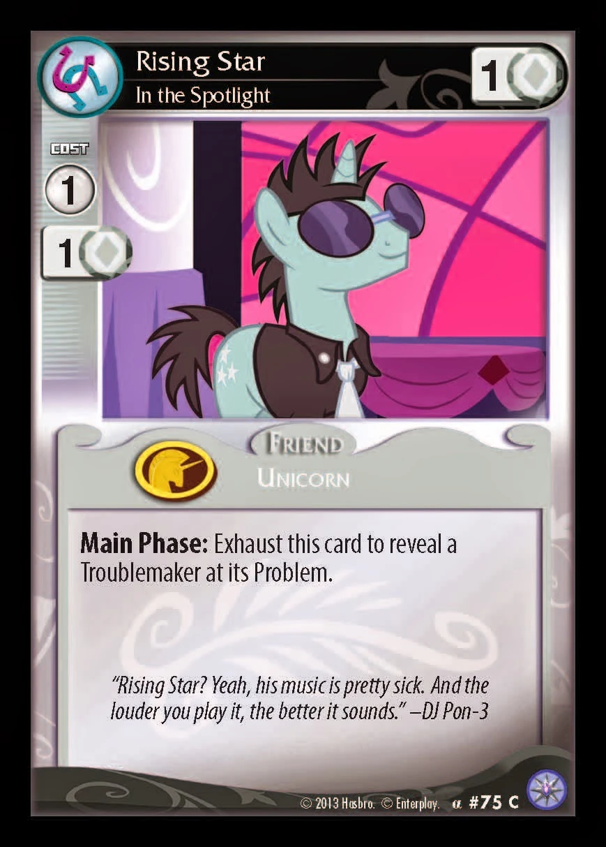 75. Rising Star In the Spotlight | My Little Pony Collectible Card Game ...