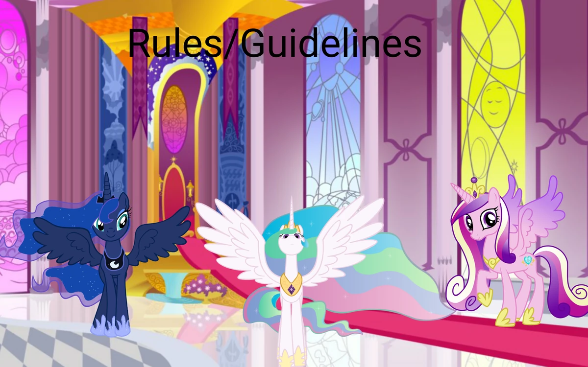 Rules/Guidelines | My Little Pony Fanfiction is Magic Wikia | Fandom