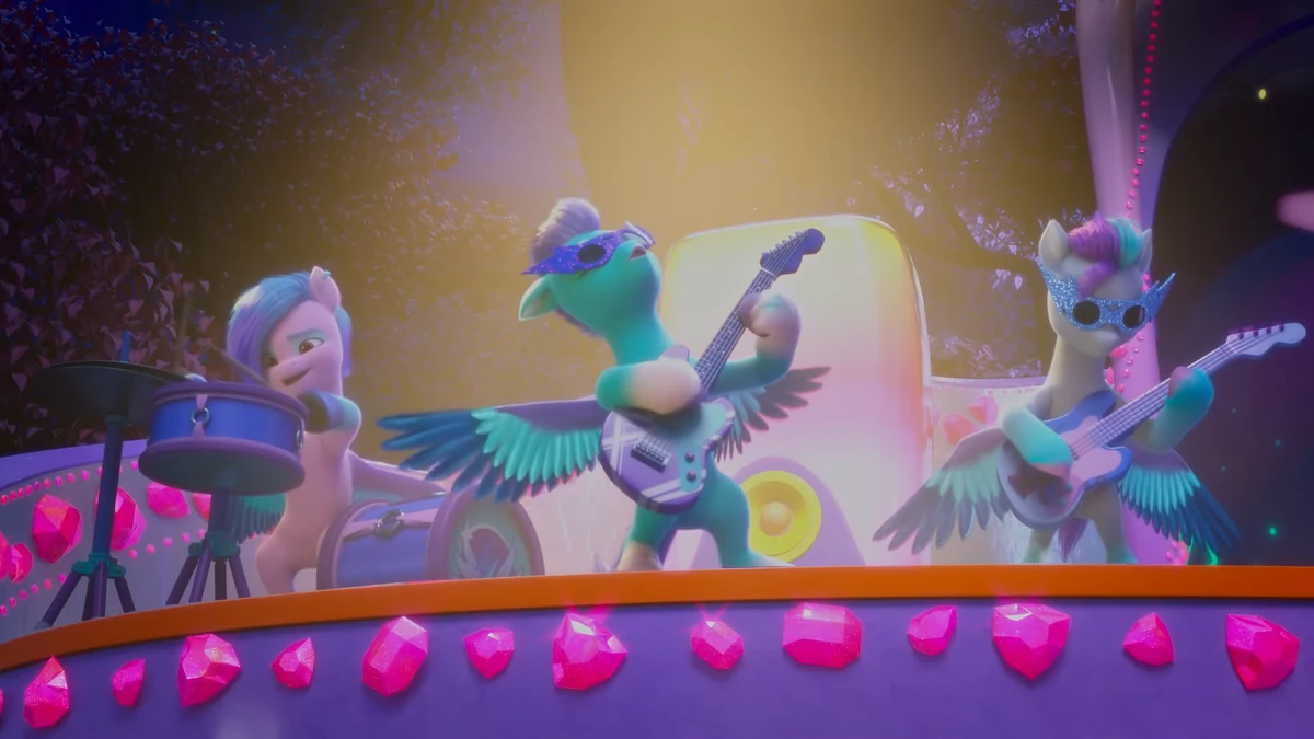 My Little Pony G5: Rock and Roll All Night Sung by Electric Blue | My ...