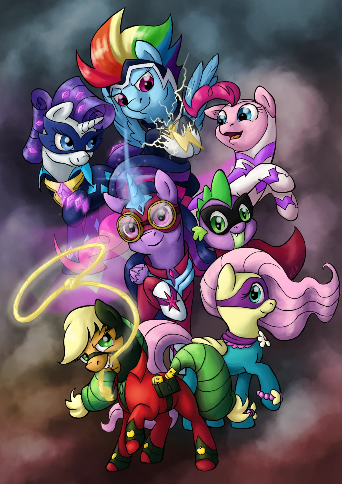 G4's The Power Ponies: The Heroes of Canterlot City Series! | My Little ...