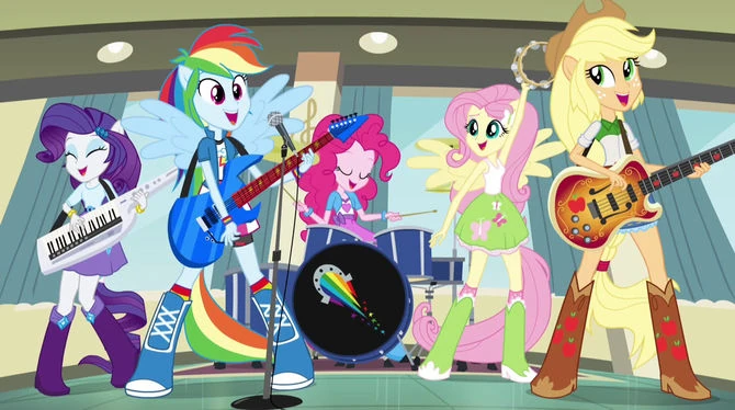 Les Rainbooms | Wiki My Little Pony : La magie de l'amitié pour ...