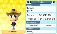 Thomas The Tank Engine (Mii) | My Miis Wiki | Fandom