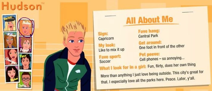 Hudson | My Scene Wiki | Fandom