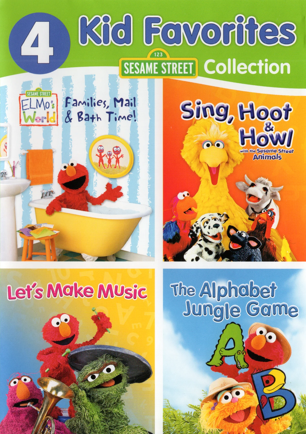 Sesame Street 4 Kid Favorites 2016 DVD | My scratchpad Wiki | Fandom