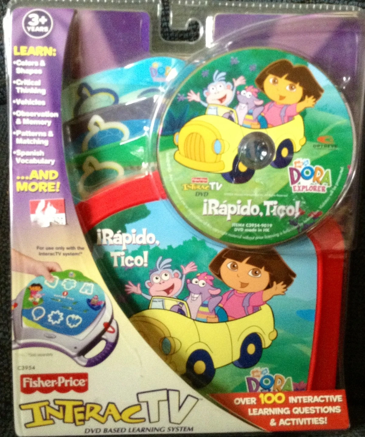 Fisher Price: InteracTV Dora the Explorer: Rapido, Tico! 2004 DVD | My ...