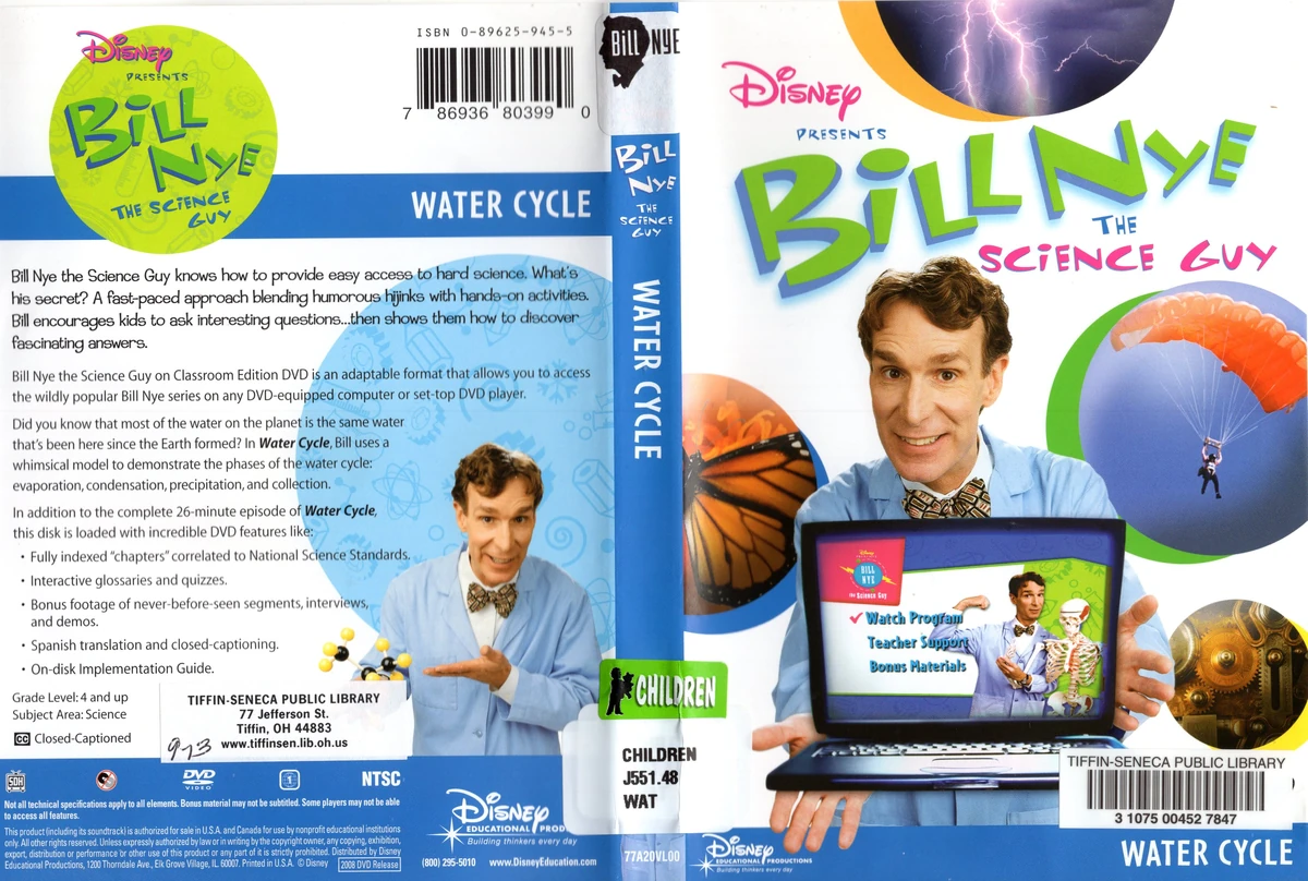 Bill Nye the Science Guy: Water Cycle (Classroom-Edition DVD) | My ...