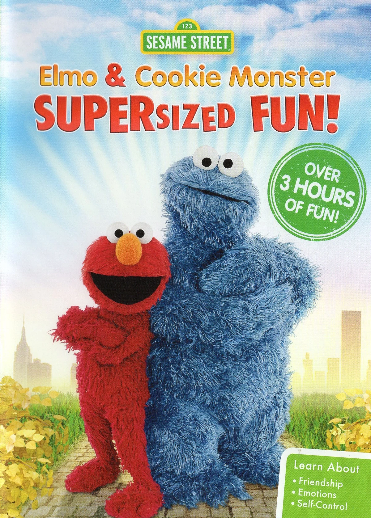 Sesame Street Elmo and Cookie Monster Supersized Fun 2017 DVD/Gallery ...