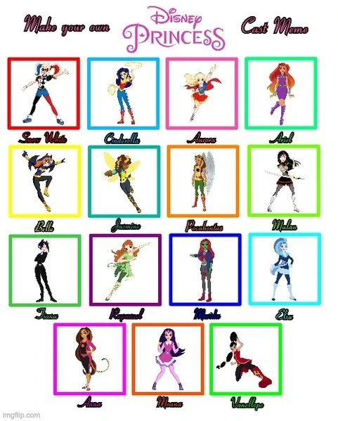 Superhero Disney Princesses